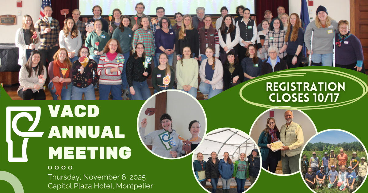 VACD Annual Meeting - 2025 - Vermont Association of Conservation Districts